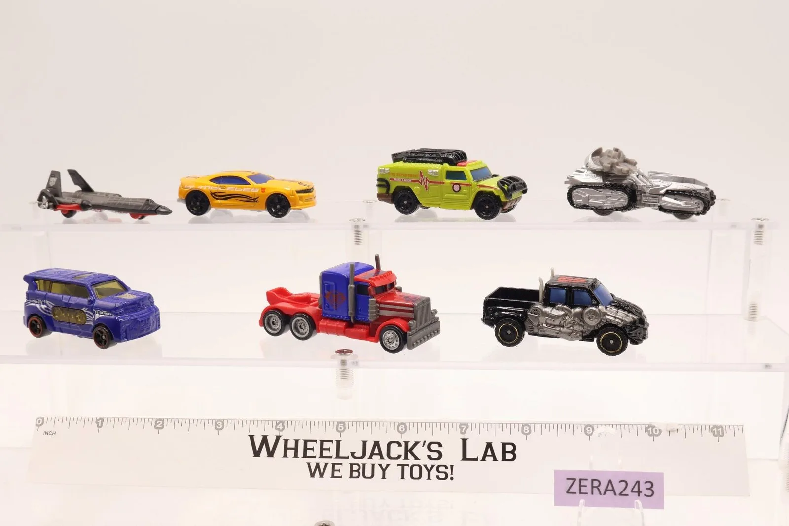 Lot of 7 Speed Stars Transformers 2010 Hasbro Mini Vehicles - Wheeljack ...