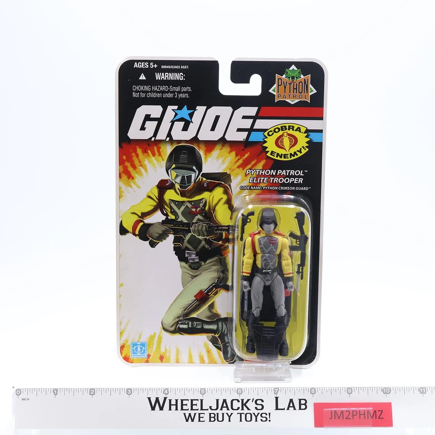 Python Crimson Guard GI Joe Python Patrol 2008 Hasbro Action Figure NEW ...