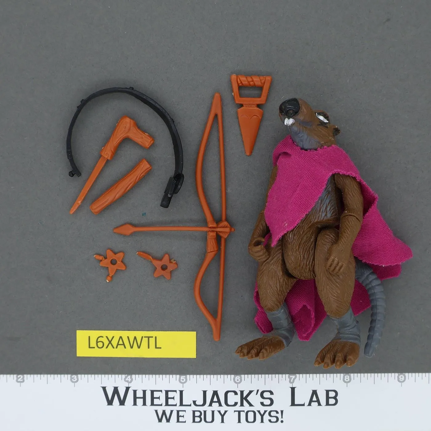 Splinter HARD HEAD 100% Complete Teenage Mutant Ninja Turtle 1988 ...