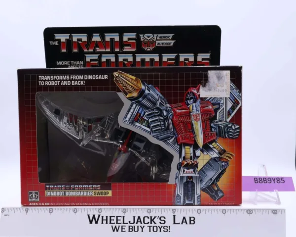 Swoop W NICE BOX & FIGURE 100% Complete 1985 Vintage Hasbro G1 ...