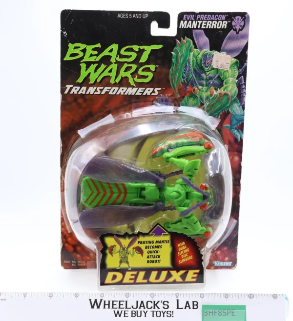 Manterror 100% Complete W/Card & Bubble Deluxe Beast Wars Transformers ...