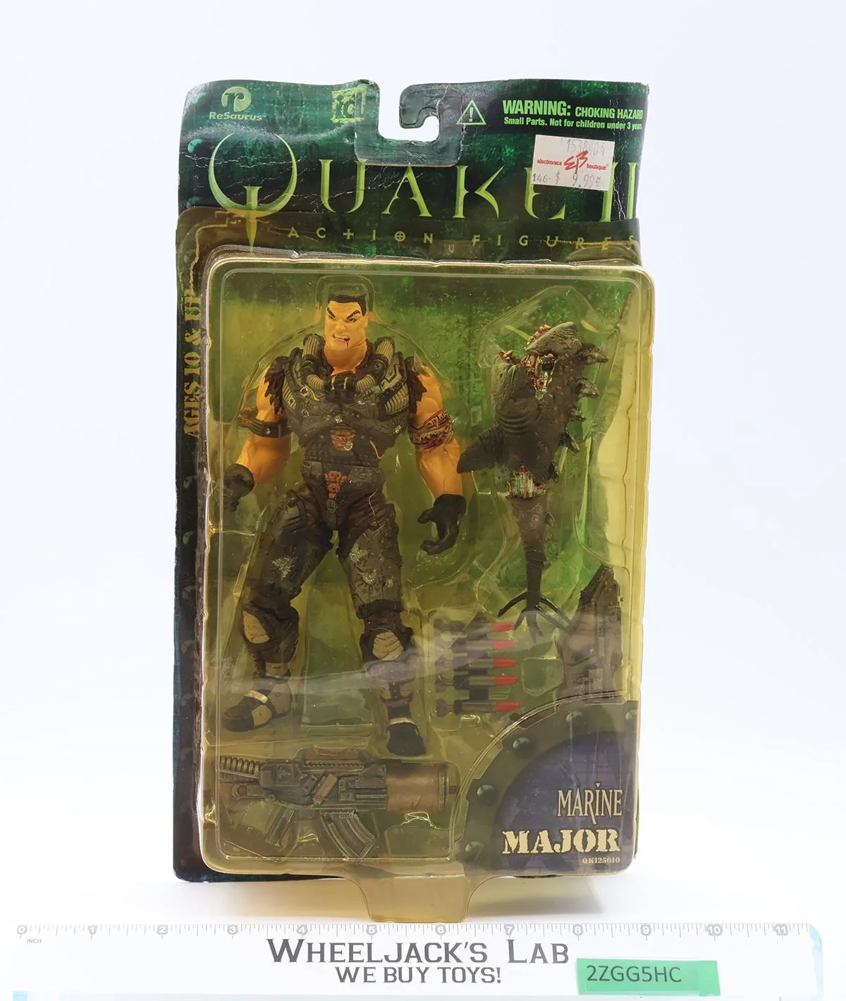 Marine Major Quake II 1998 ReSaurus Action Figure NEW SEALED ...