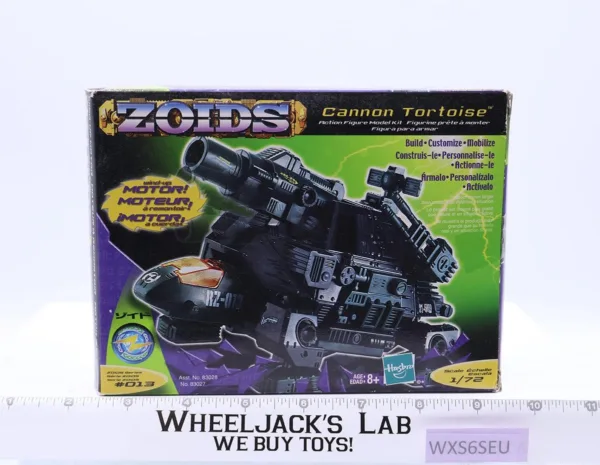 #013 Cannon Tortoise 2001 Hasbro Action Figure Model Kit NEW SEALED ...
