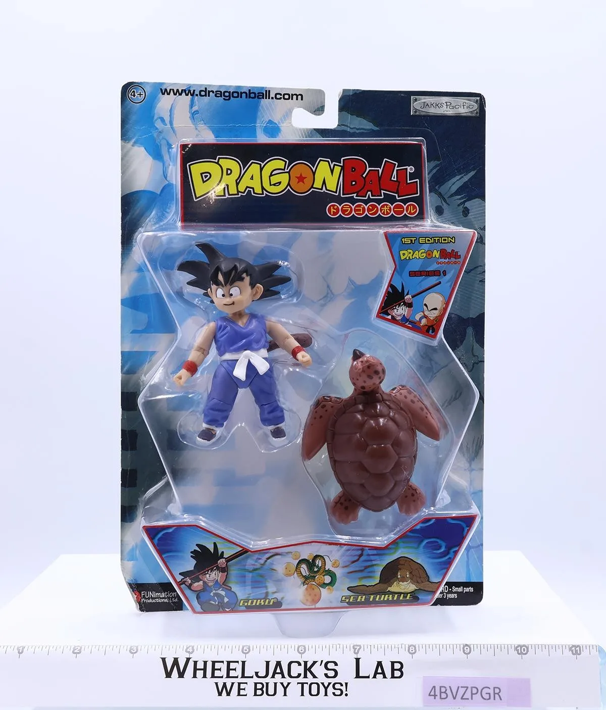 Goku & Sea Turtle Dragon Ball Series 1 2003 Jakks Pacific Figures NEW SEALED - Wheeljack's Lab