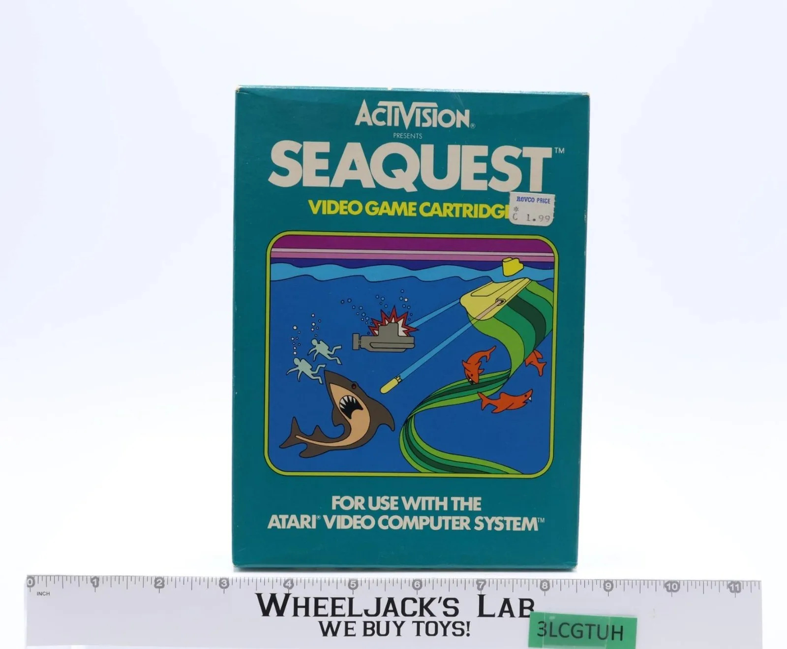 Seaquest W/ Box + Manual ATARI 2600 1983 Activision Vintage Game ...