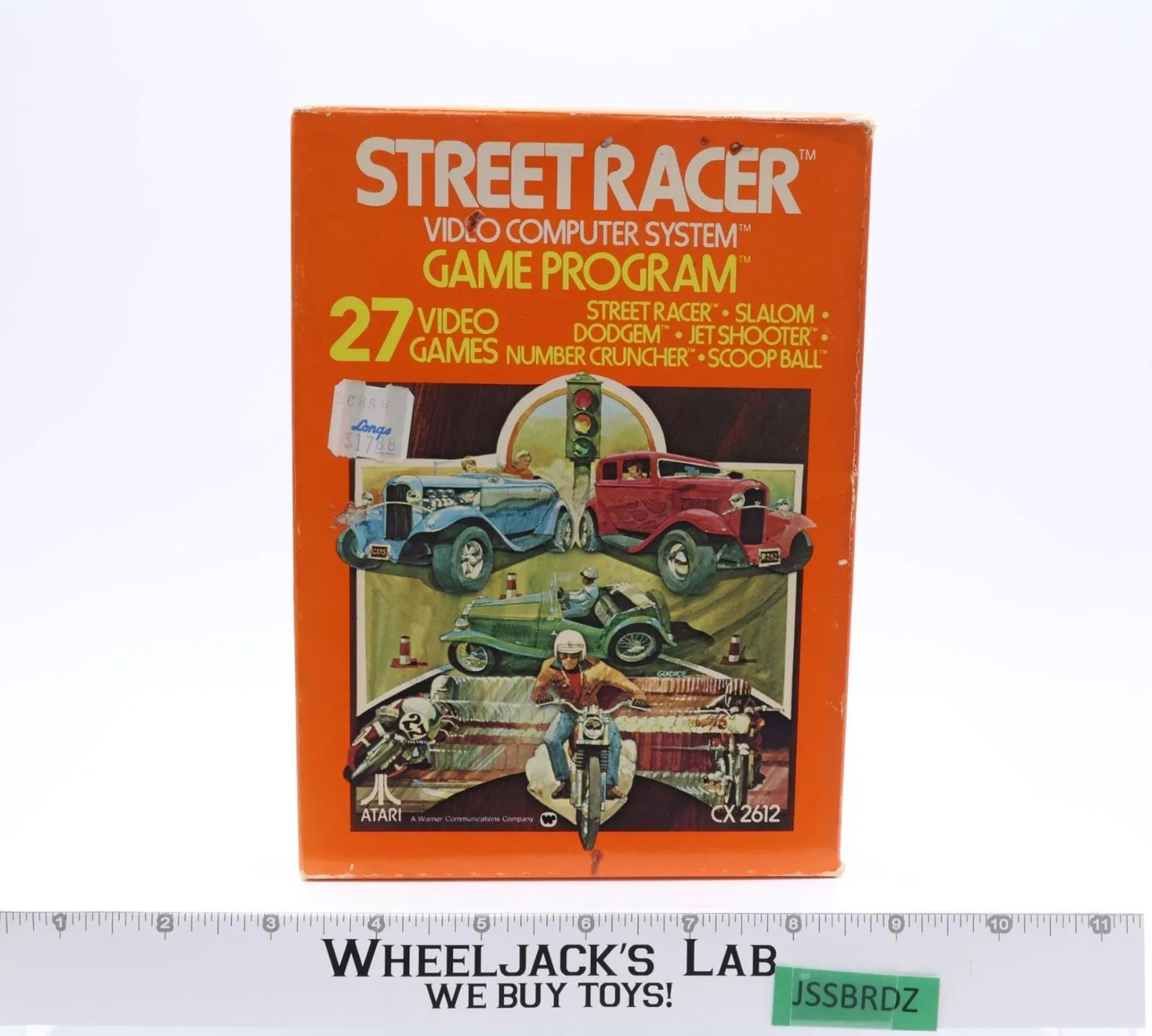 Street Racer W/ Box + Manual ATARI 2600 1978 Vintage Game Cartridge ...