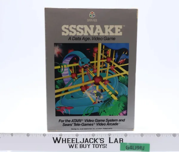 Sssnake W/ Box + Manual ATARI 2600 1982 Data Age Vintage Game Cartridge ...