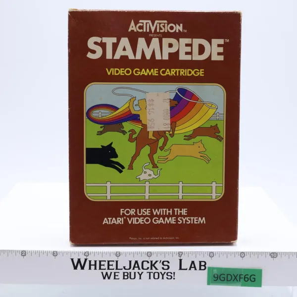 Stampede W/ Box + Manual ATARI 2600 1981 Activision Vintage Game ...