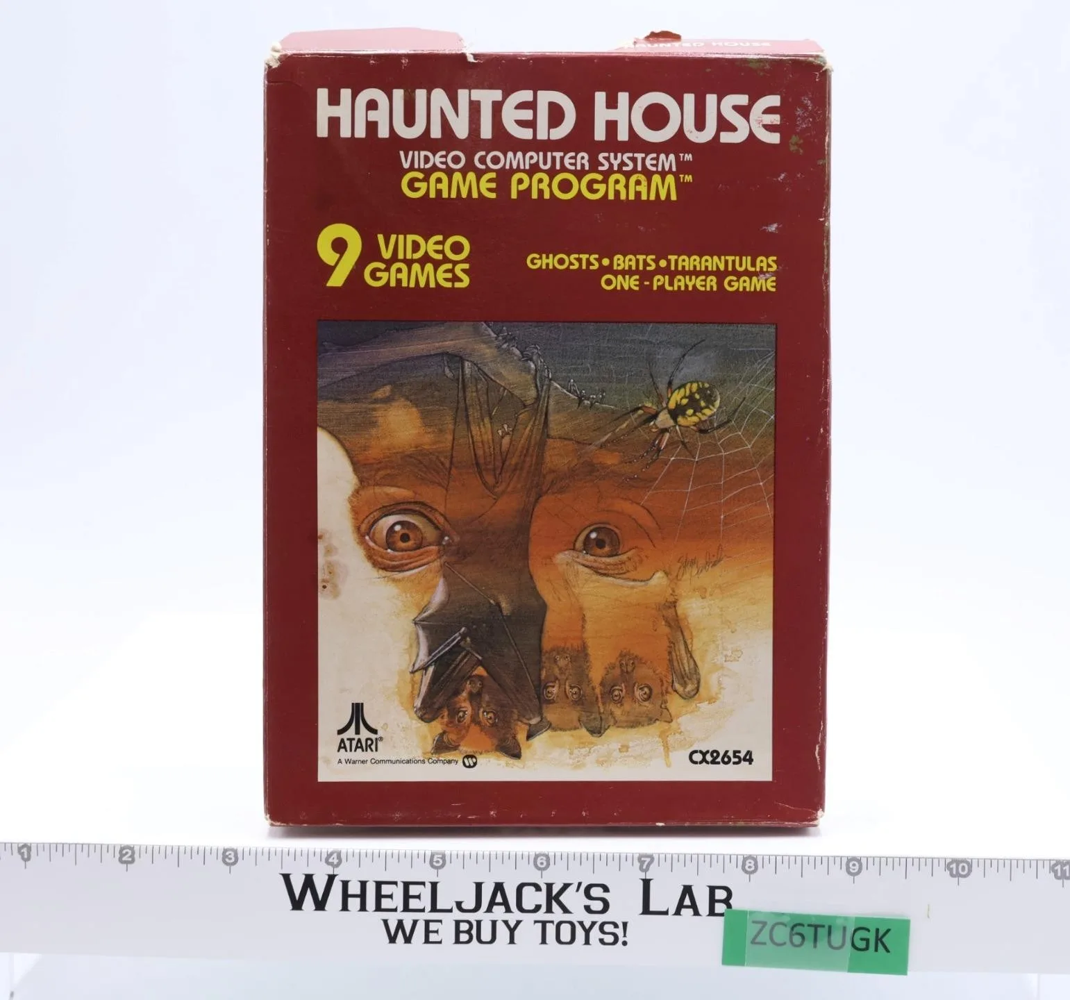 Haunted House W/ Box + Manual ATARI 2600 1981 Game Cartridge ...