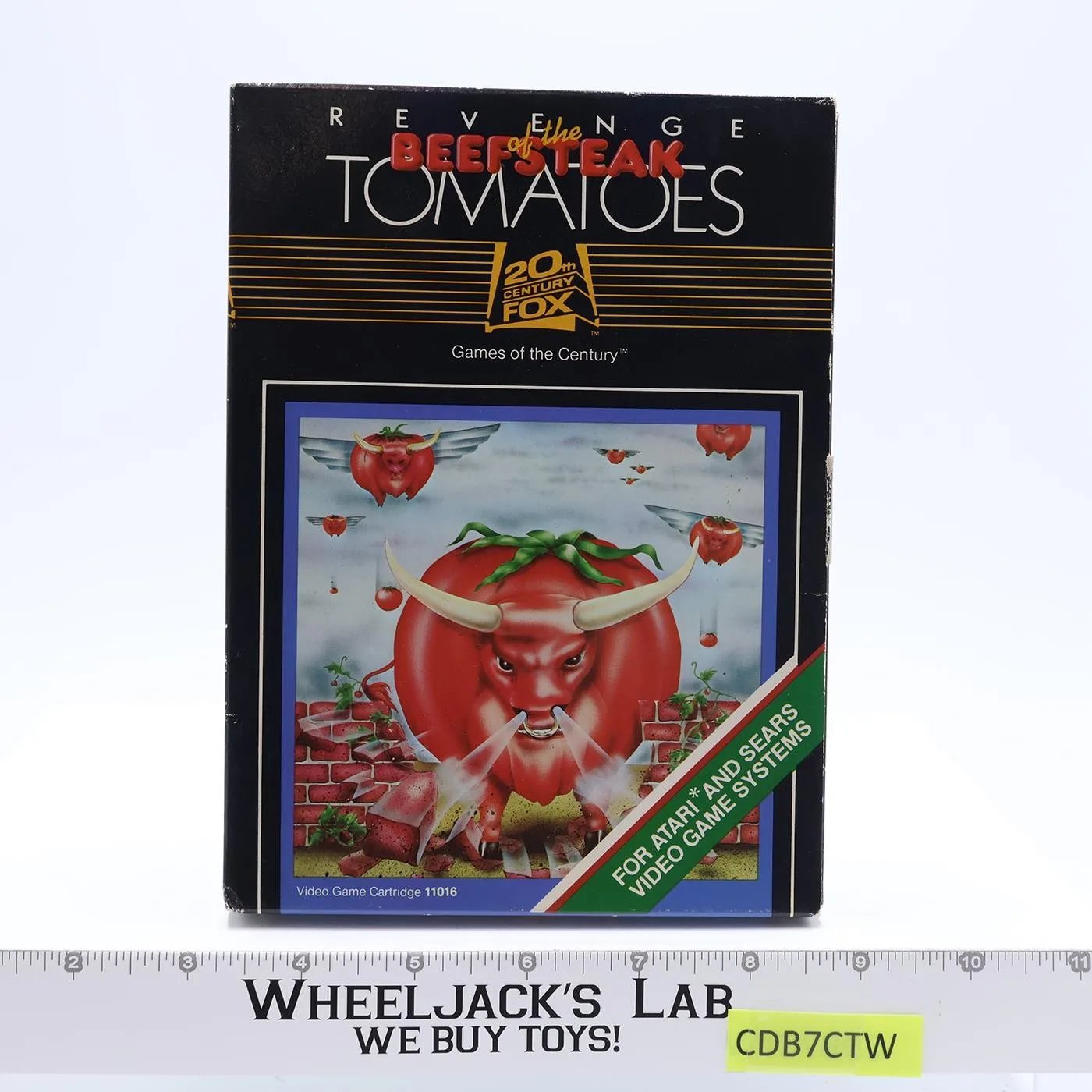 Revenge of the Beefsteak Tomatoes W/ Box + Manual ATARI 2600 1982 Game ...