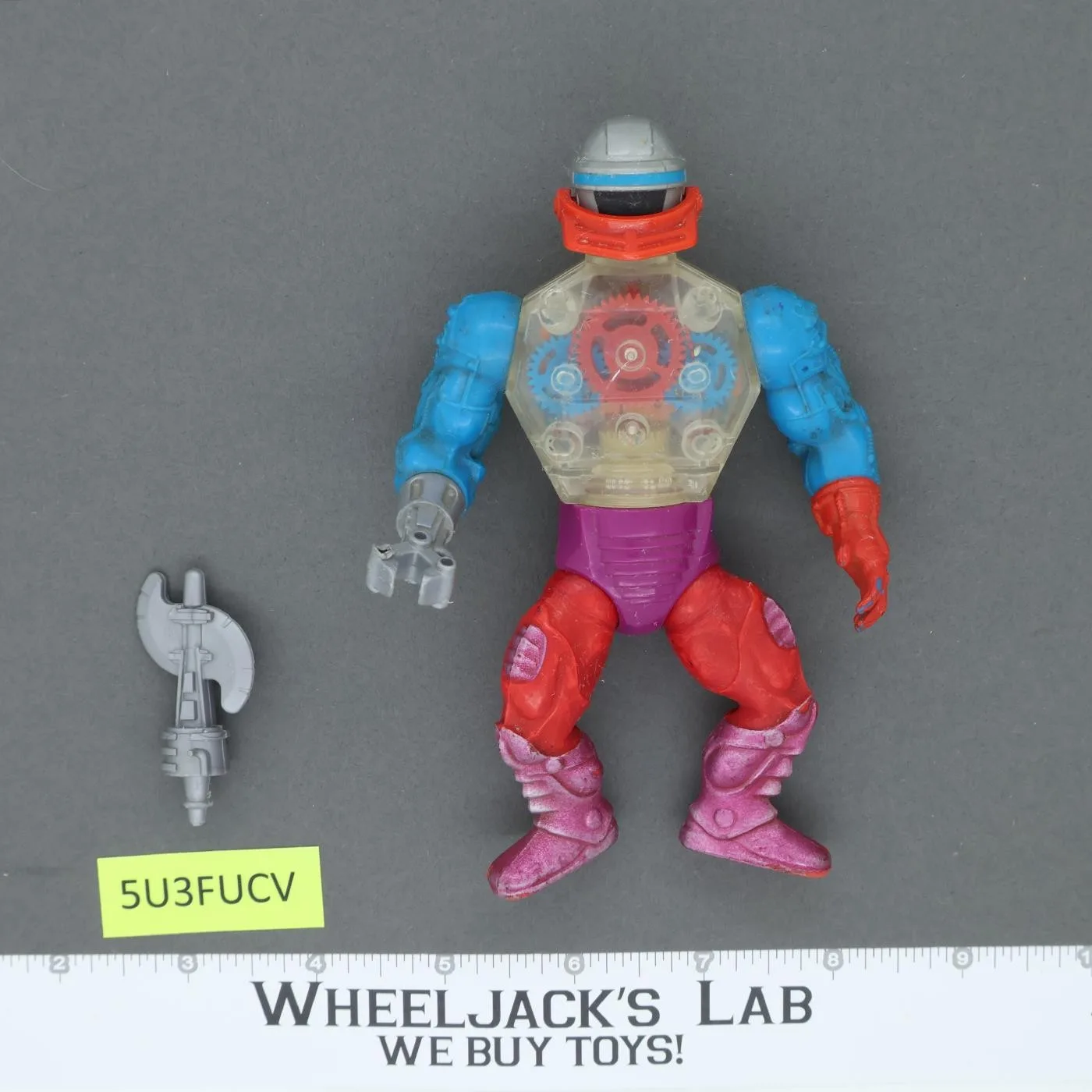 Roboto He-Man Masters of the Universe MOTU 1985 Mattel Vintage Action ...