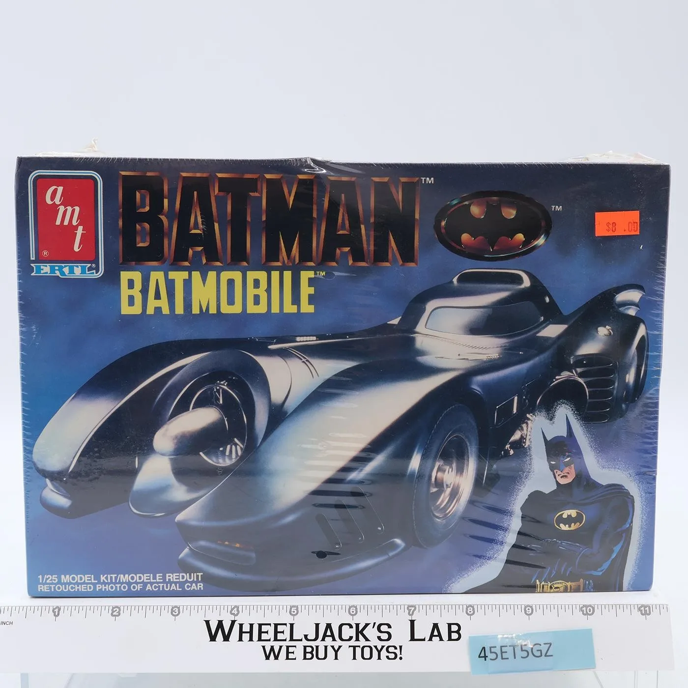 Batman Batmobile Model Kit #6877 AMT/ERTL 1989 Vintage MISB - Wheeljack ...