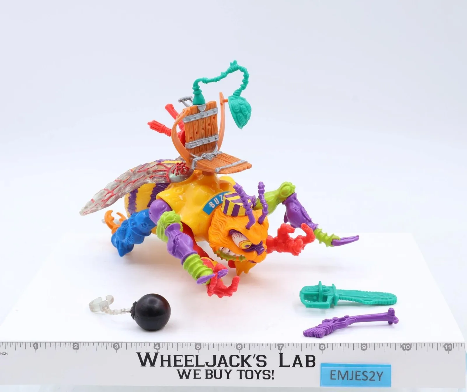 Killer Bee Buzz Off Teenage Mutant Ninja Turtles 1990 Playmates Action ...