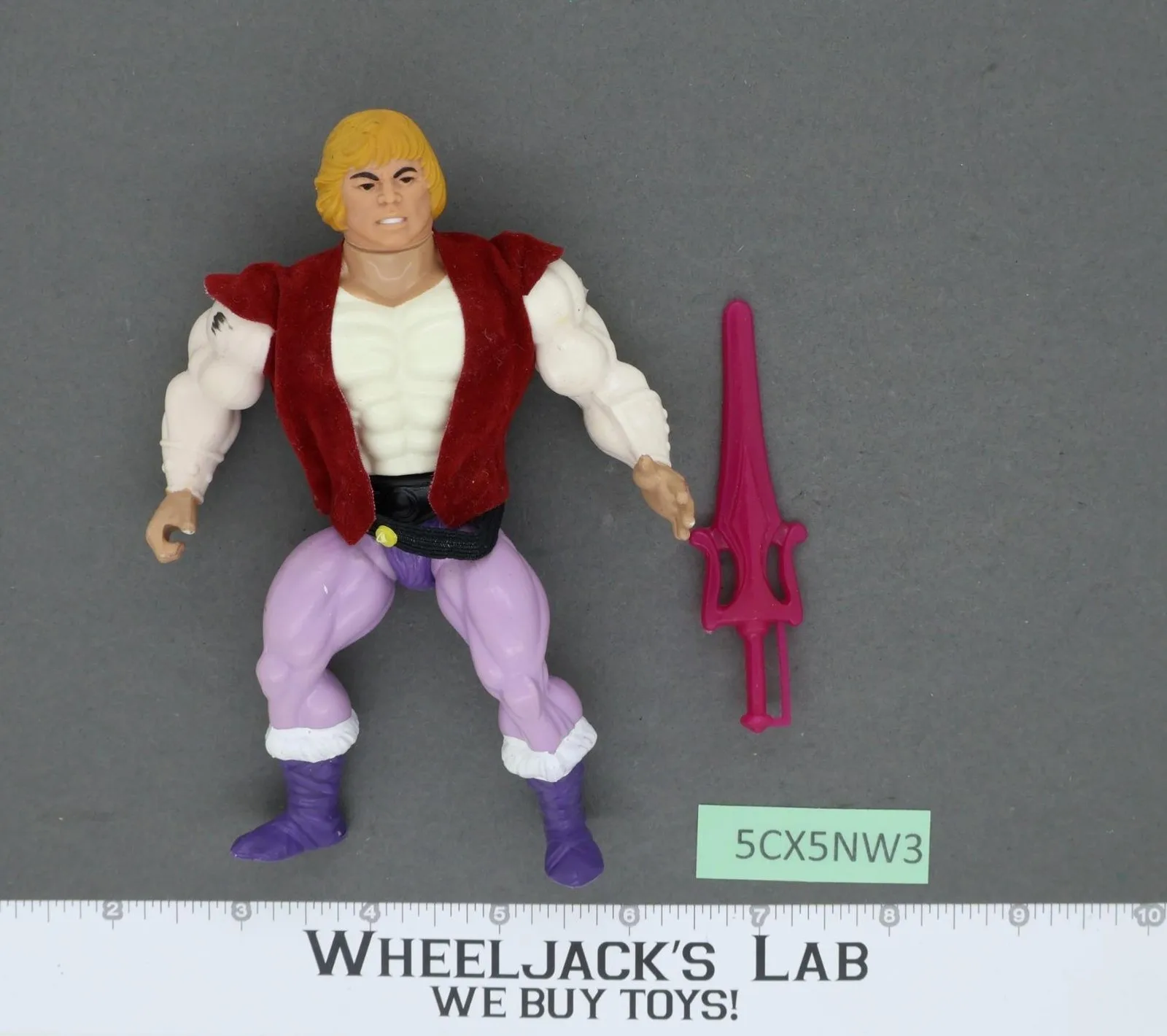 Prince Adam 100% Complete He-Man Masters of the Universe MOTU 1984 ...