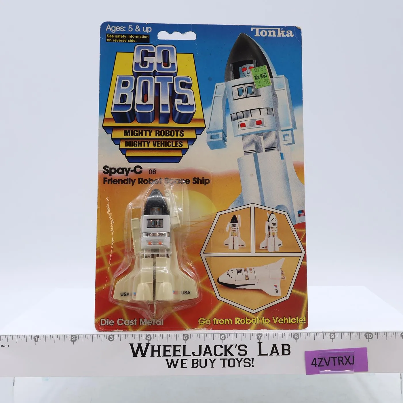 Spay-C Friendly Robot Space Ship Gobots 1983 Tonka Action Figure NEW ...